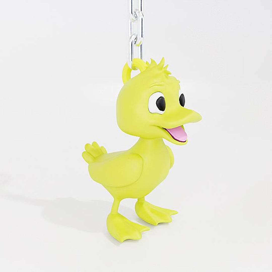 Duckling Keychain STL File - One Piece and Multiple Parts Model - 3D ...