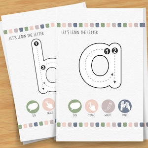 Lowercase Alphabet Tracing, Worksheets, Classroom, Homeschool, Learning ...