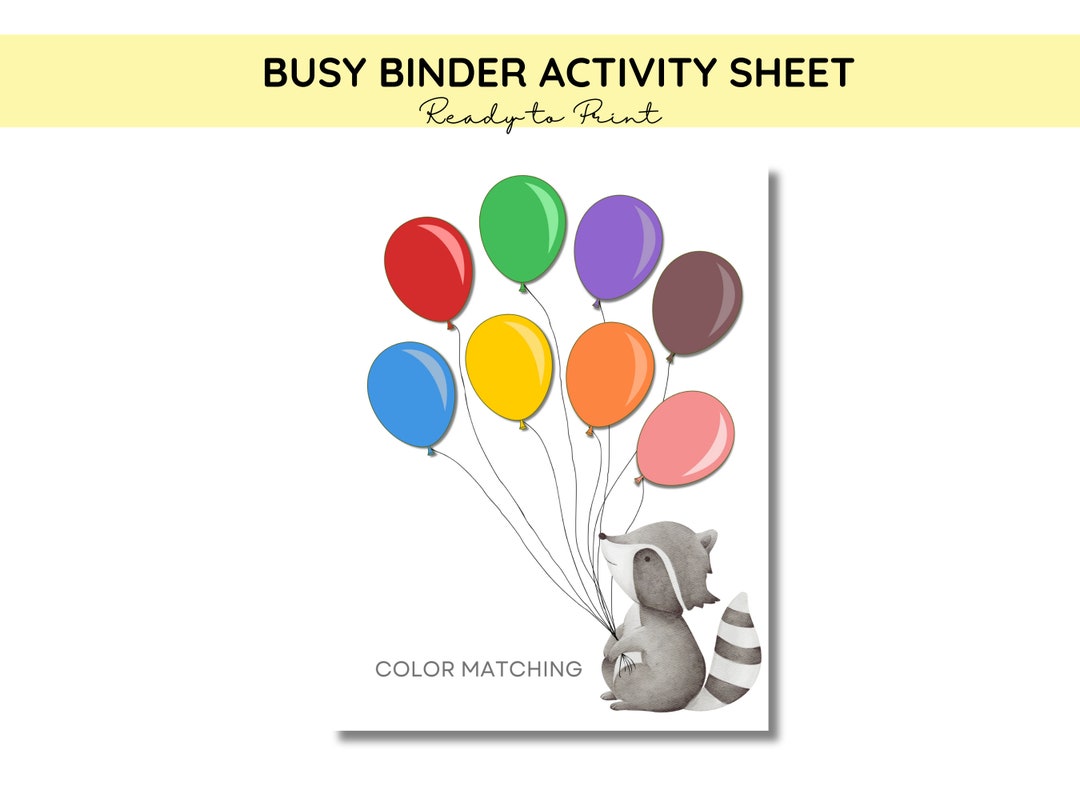 Color Activity Sheet, Fun, DIY, Classroom, Homeschool, Learning ...