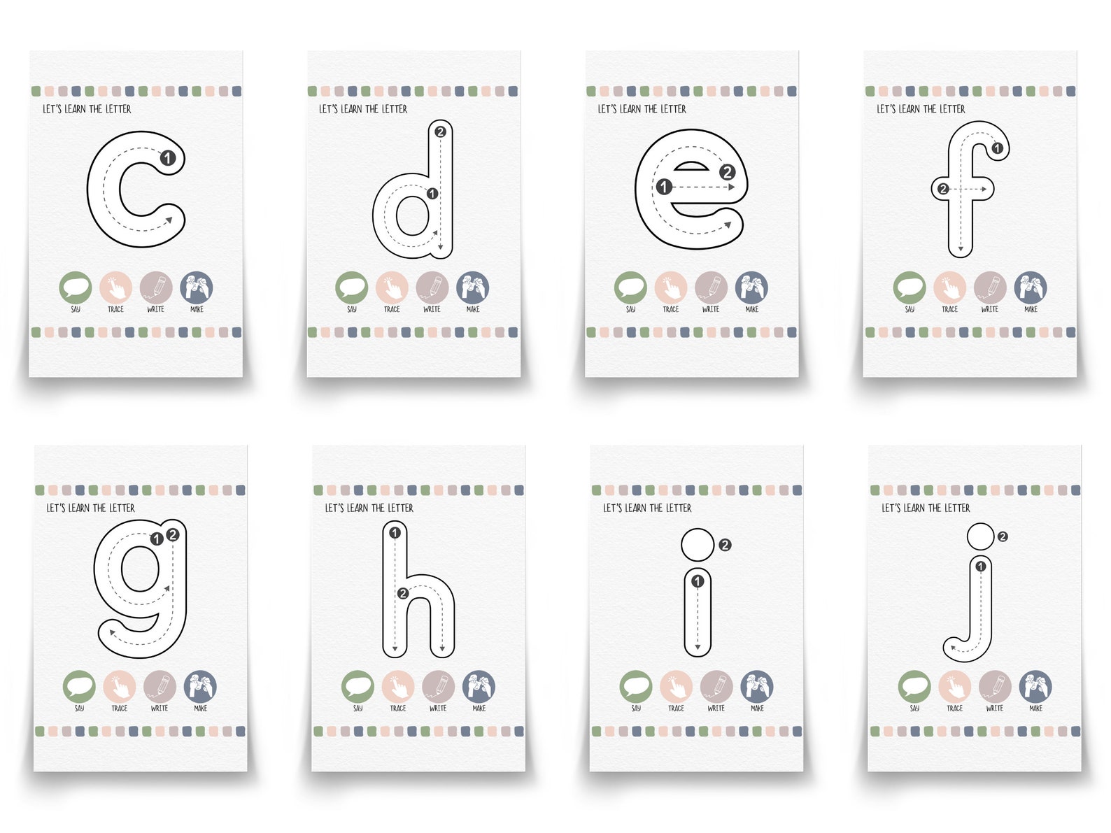 Lowercase Alphabet Tracing, Worksheets, Classroom, Homeschool, Learning ...