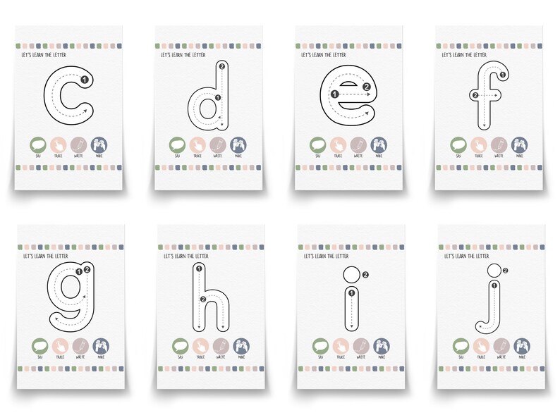 Lowercase Alphabet Tracing, Worksheets, Classroom, Homeschool, Learning ...