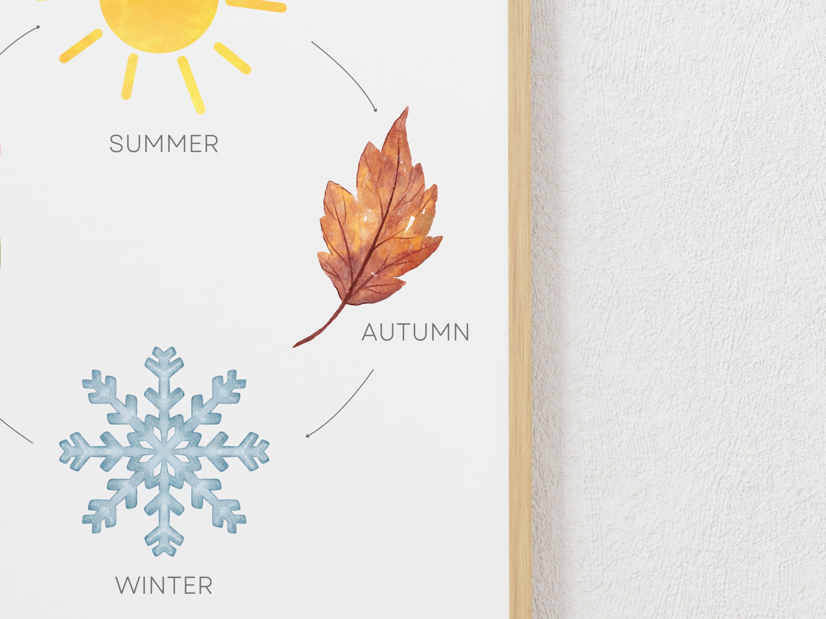 Seasons Poster, Classroom, Homeschool, Learning, Weather, Seasons ...