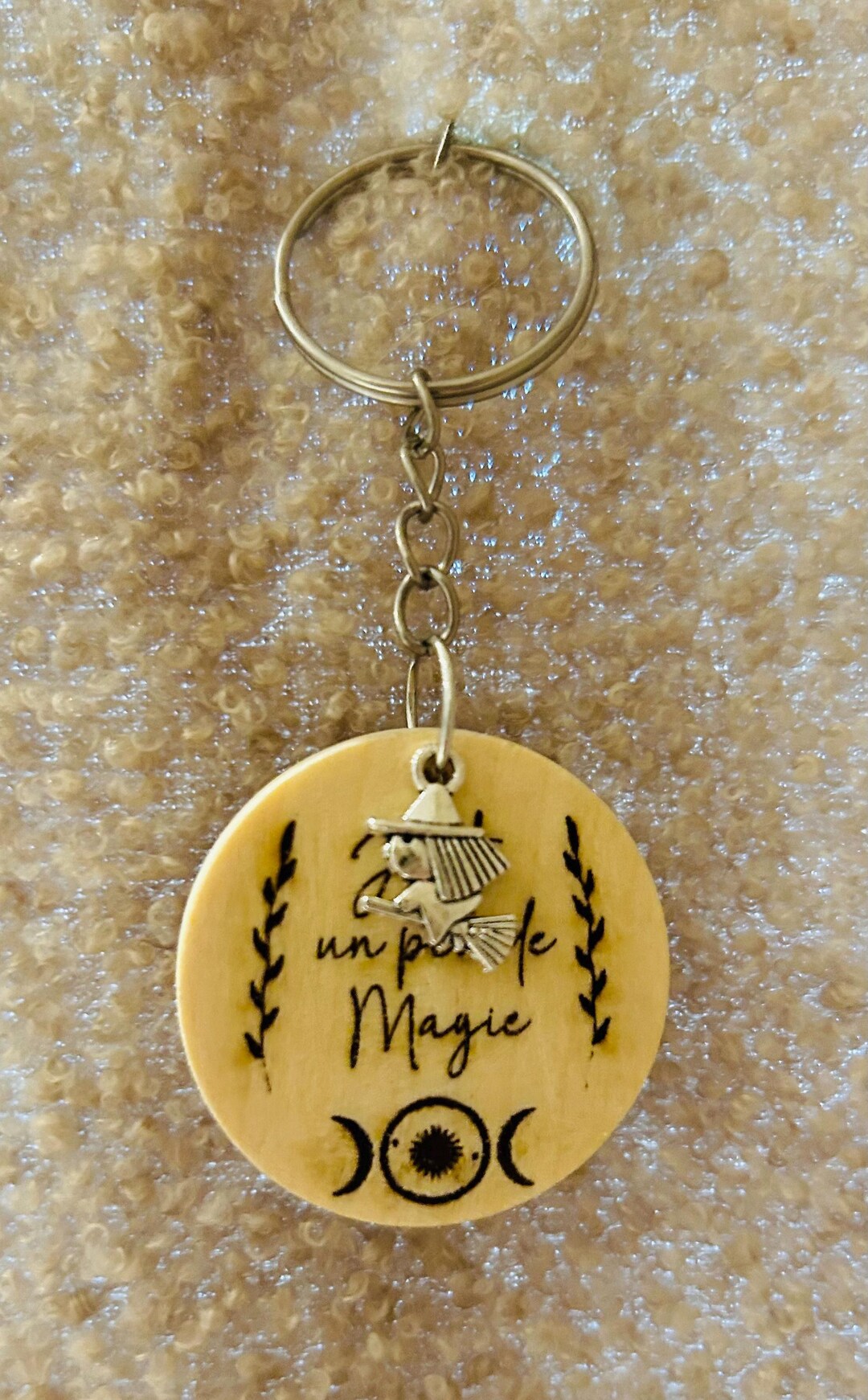 Witch Keychain / Just a Little Magic - Etsy