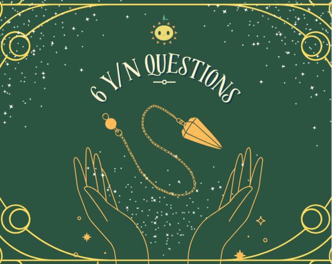 Same DAY Six Yes or No Question Pendulum Reading - 24-hour Delivery ...