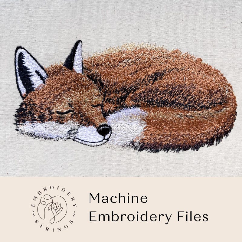 Fox Embroidery - Etsy