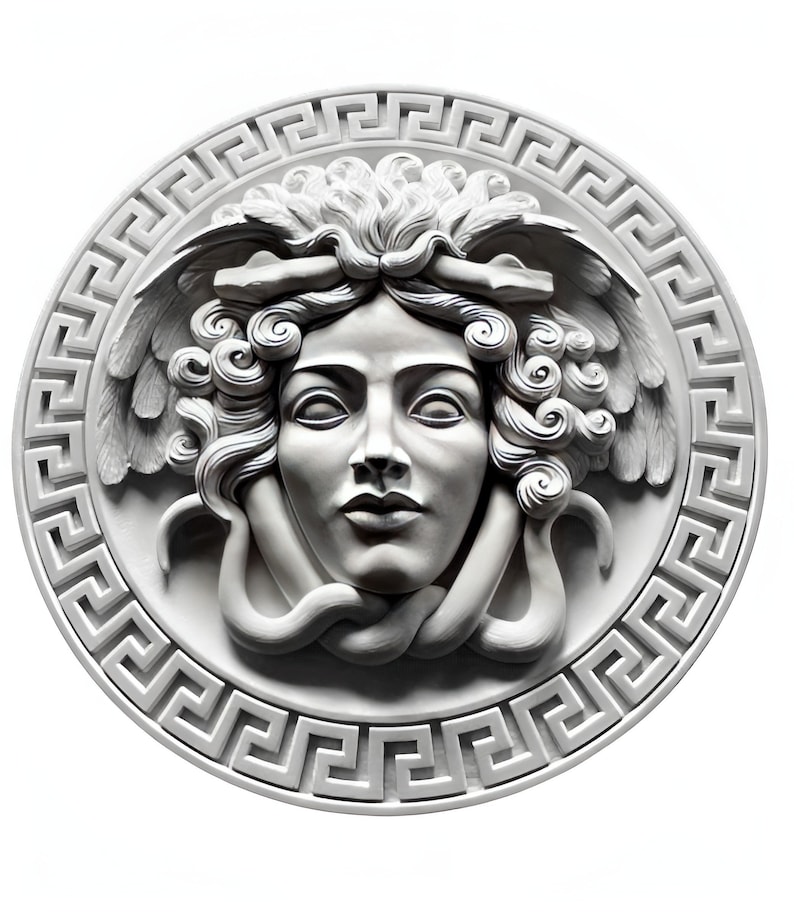 Medusa Versace 3D Wall Sculpture Relief Art Wall Figure Mythos History ...