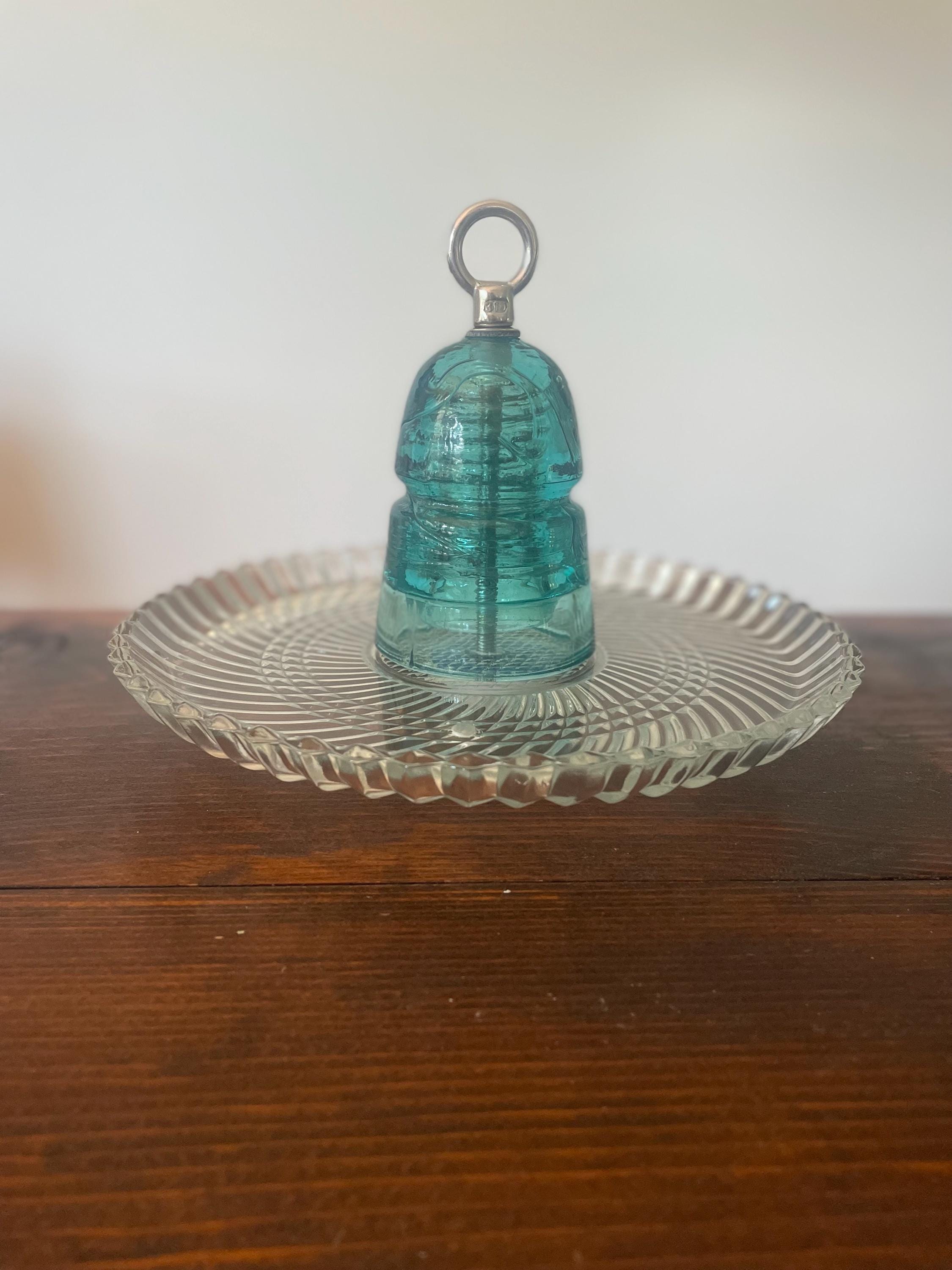 Glass Insulator Bird Feeder - Etsy