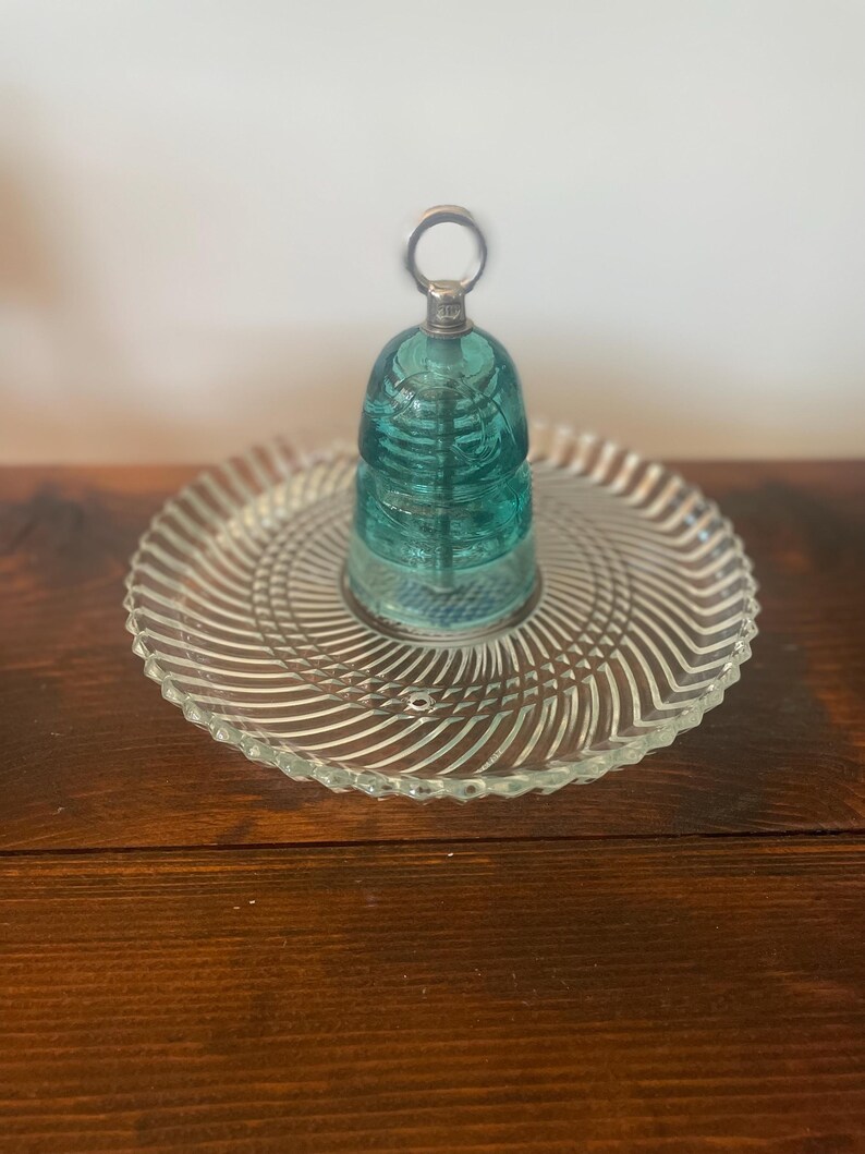 Glass Insulator Bird Feeder - Etsy