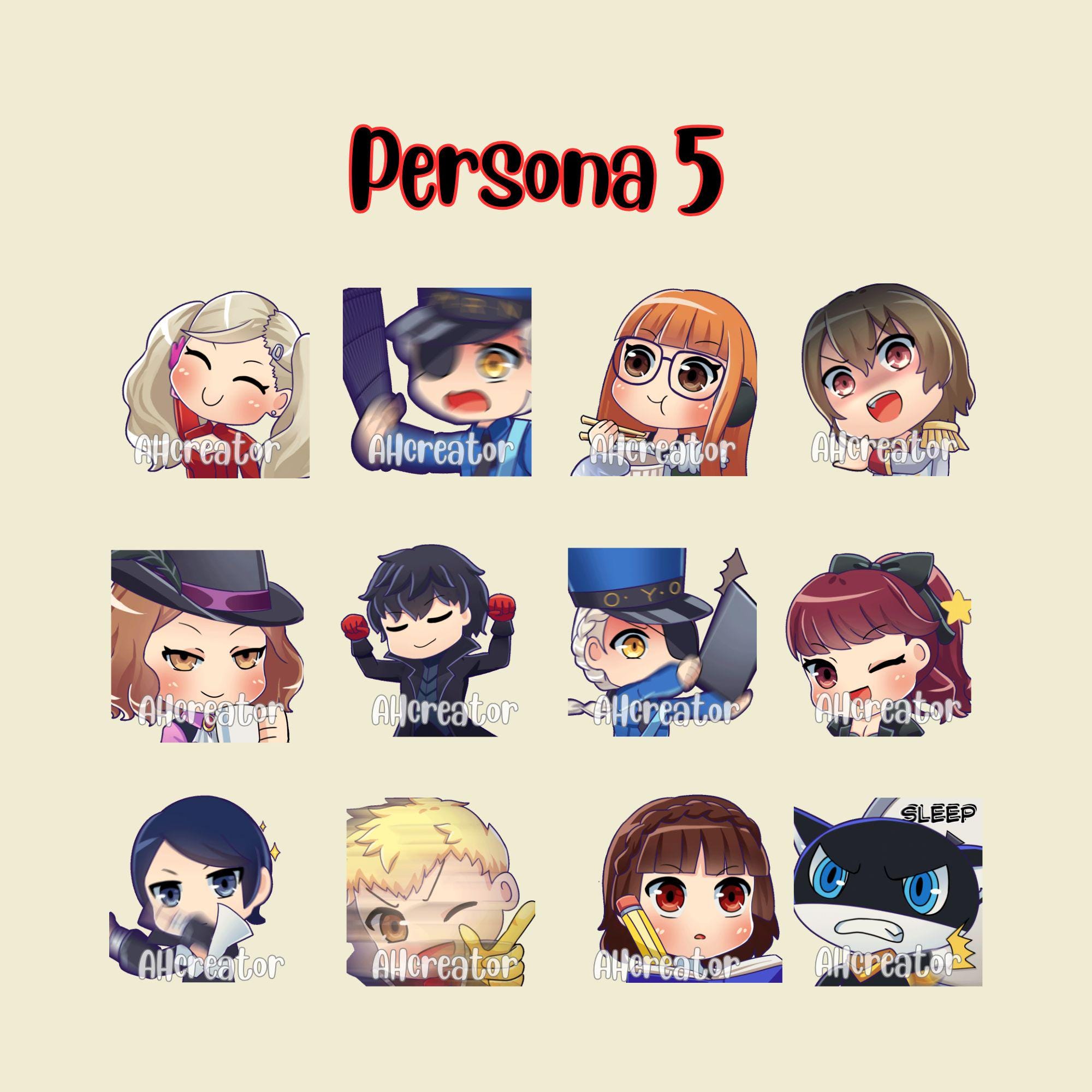 12 Animated Twitch Emote » ''persona 5'' » Emotes for Twitch | Anime ...