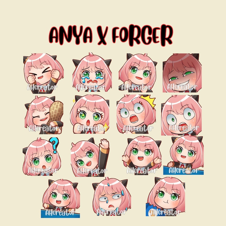 15 Anya Forger Spy X Families Emotes: Elevate Your Gaming Chats and ...