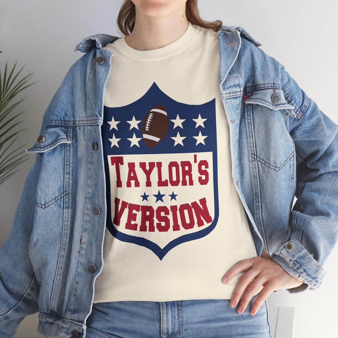 Taylor's Version NFL Taylor Swift Front and Back Design Football ...