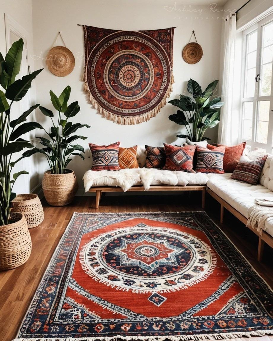 30 Boho Digital Backdrops - Etsy