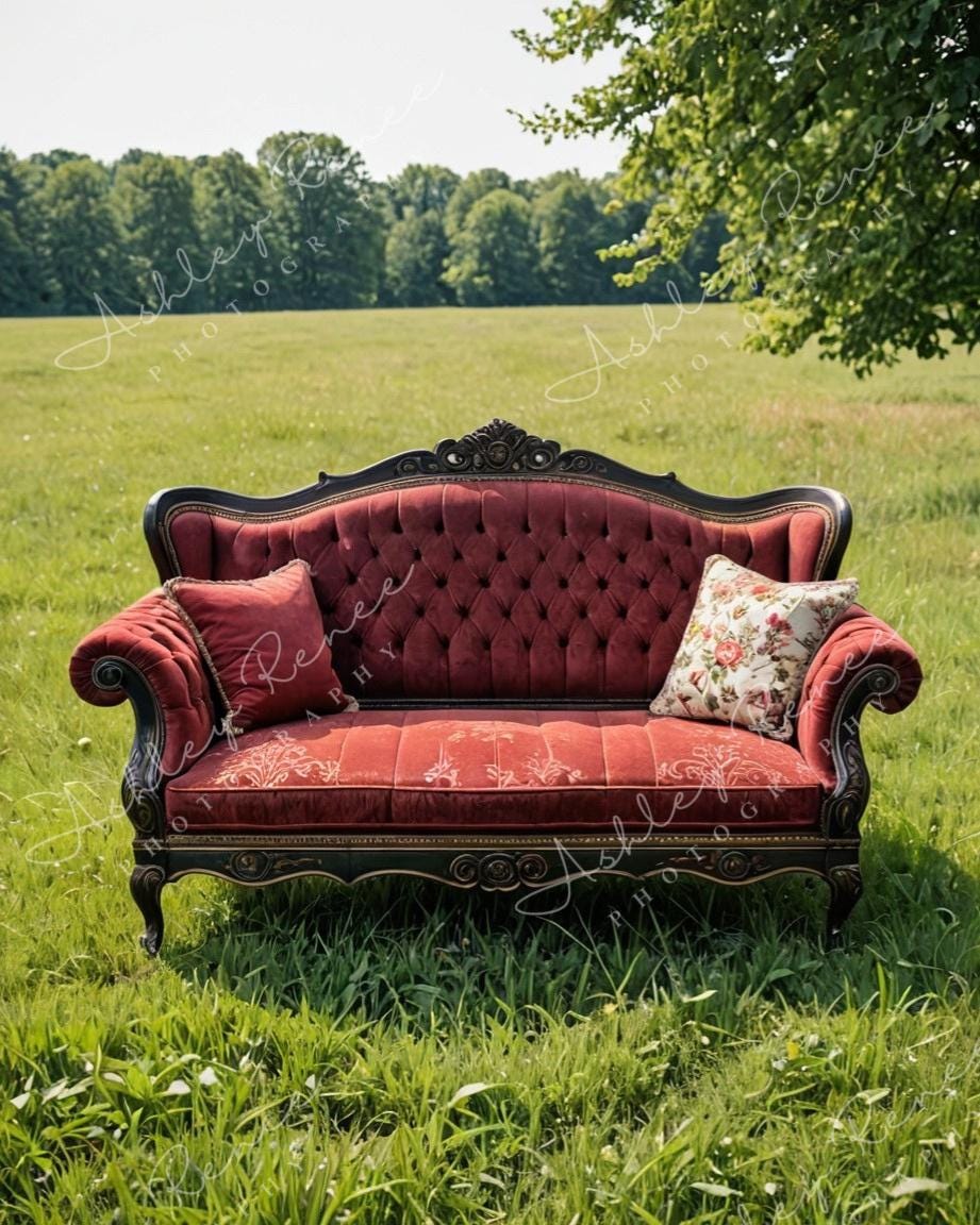 60 Antique Couch Outdoor Digital Backdrops - Etsy