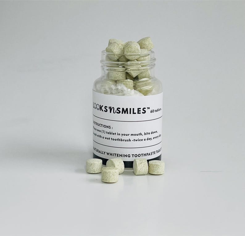 Natural Teeth Whitening Tablets/toothpaste Fluoride Free - Etsy
