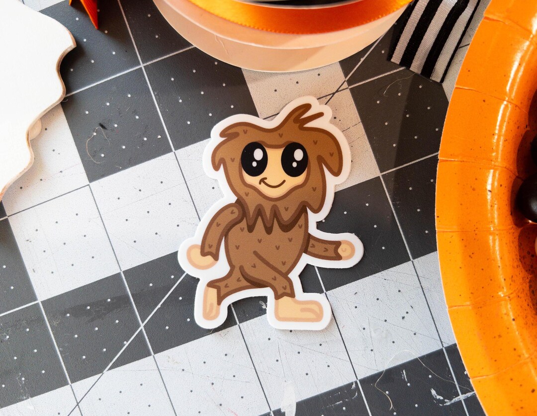 Cute Kawaii Bigfoot Sticker | Cryptid | Vinyl | Waterproof | Cryptid ...