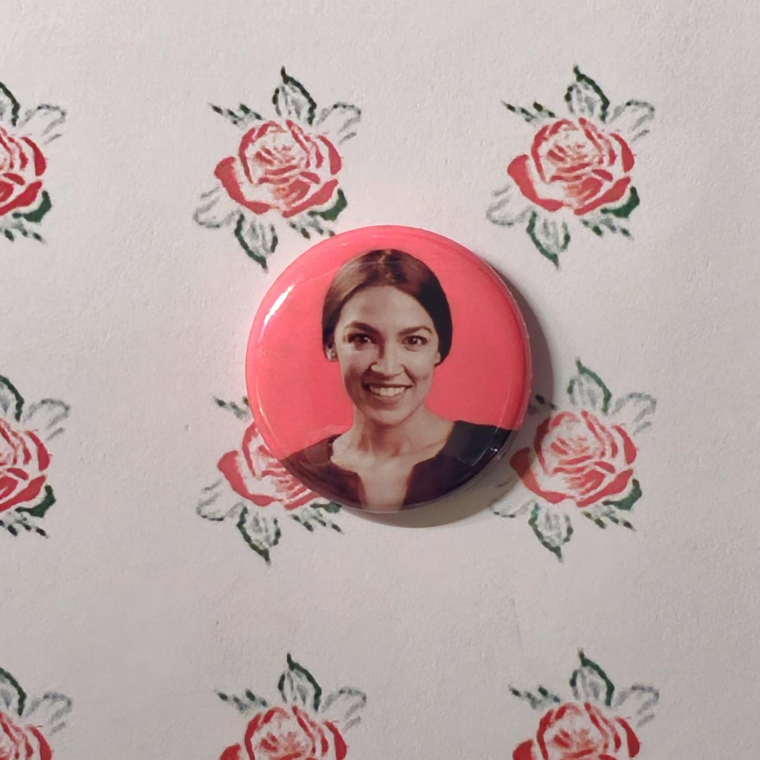 Alexandria Ocasio-cortez AOC 1 Inch Pinback Button or Fridge Magnet - Etsy