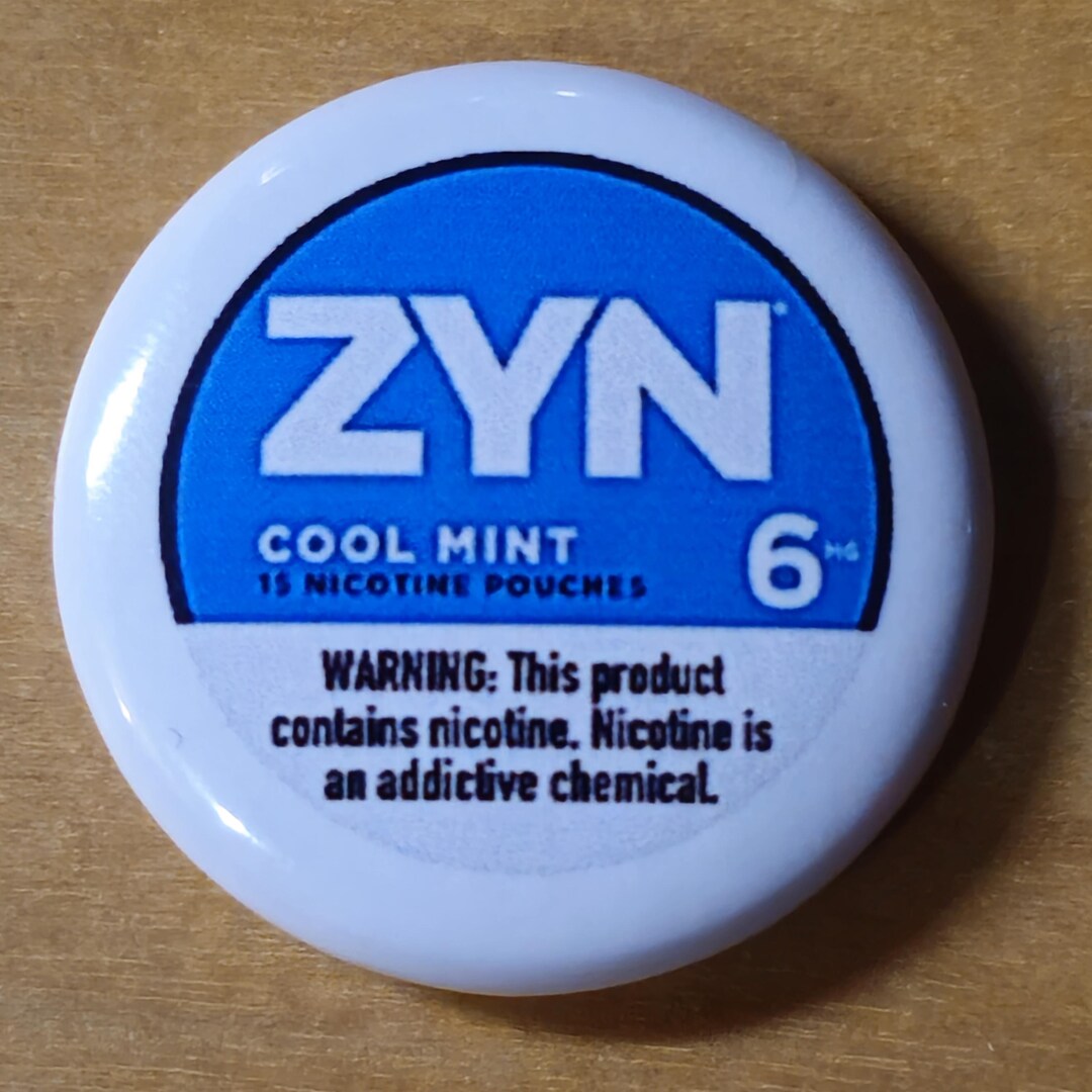 Zyn Cool Mint 1 Inch Pin Button or Fridge Magnet - Etsy