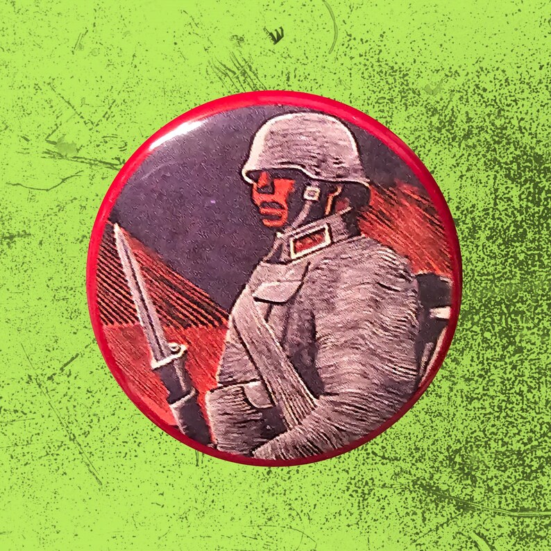 Mao Wall Soldier Propaganda 1 or 1.25 Inch Pinback Button - Etsy