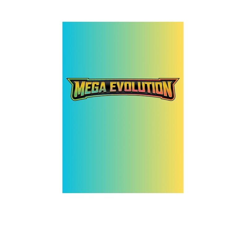 Pokemon TCG Mega Evolution Set Binder Placeholders and Checklist Master ...