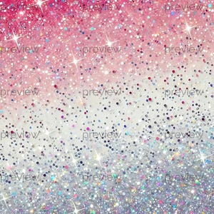 Pink Holographic Glitter Digital Paper, Volume 1, Printable, Scrapbook ...
