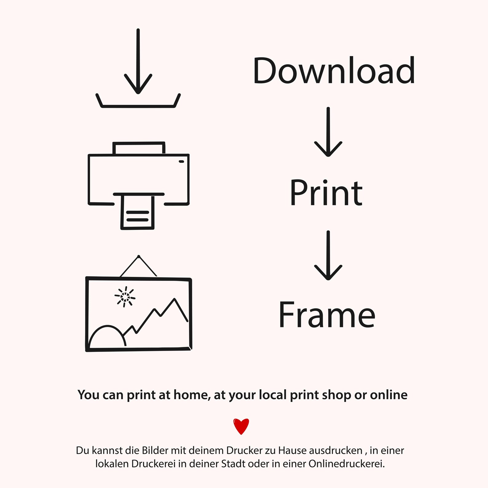 Lucky Girl Poster, Ace of Hearts Print, Girls Room Decor, Pink Poster ...