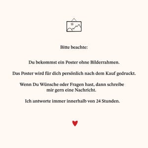 Nice Here Poster – German Typography Wall Art Print, Minimalist Home ...