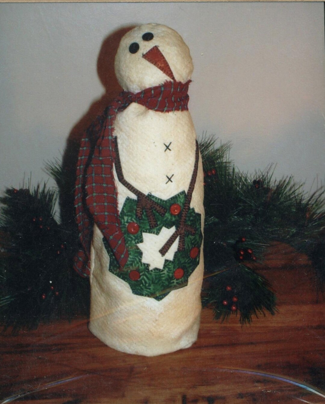 Primitive Christmas Tree SNOWMAN TOPPER Pattern by Heartfelt Finds - Etsy