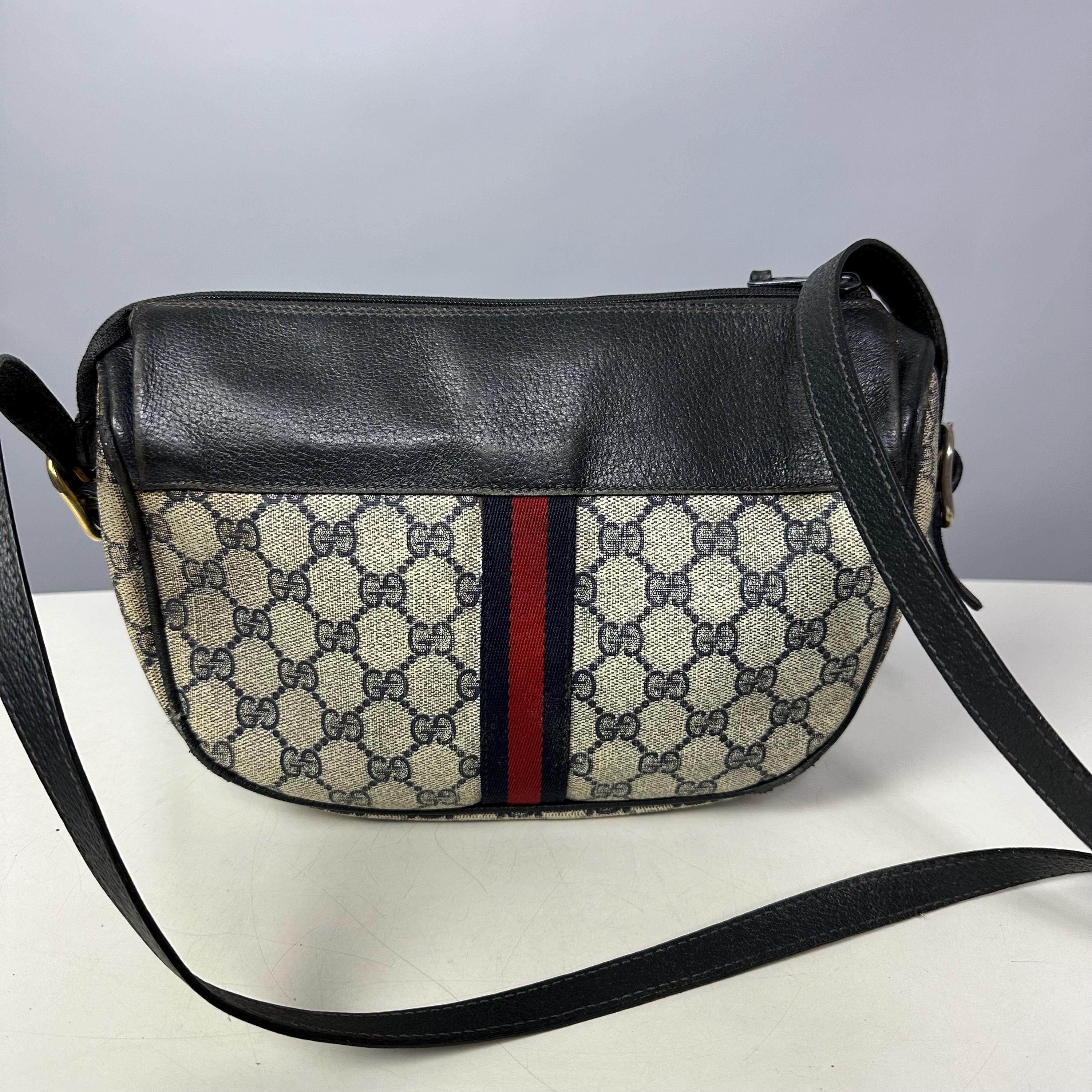 Gucci Gg Monogram Bag Vintage - Etsy