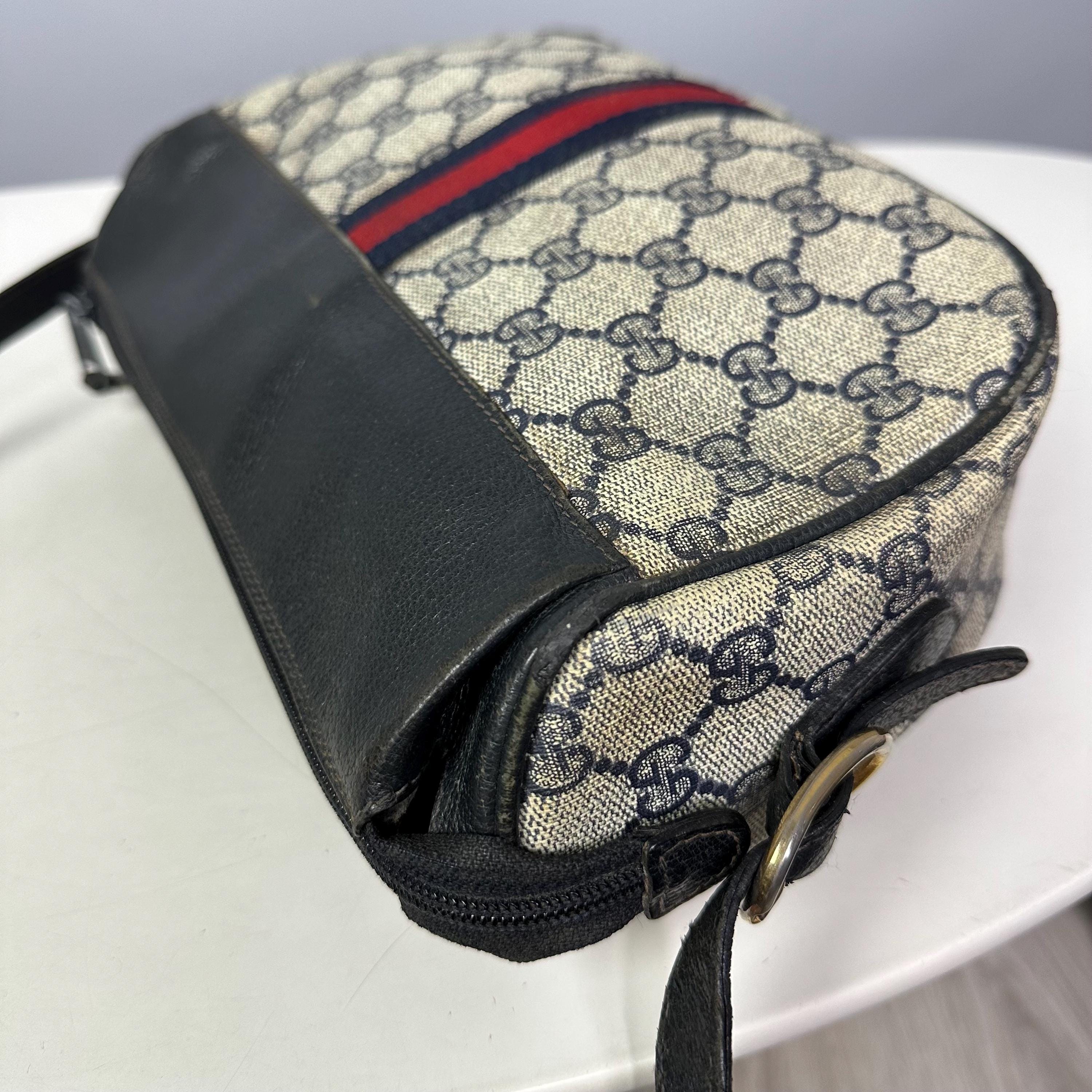 Gucci Gg Monogram Bag Vintage - Etsy