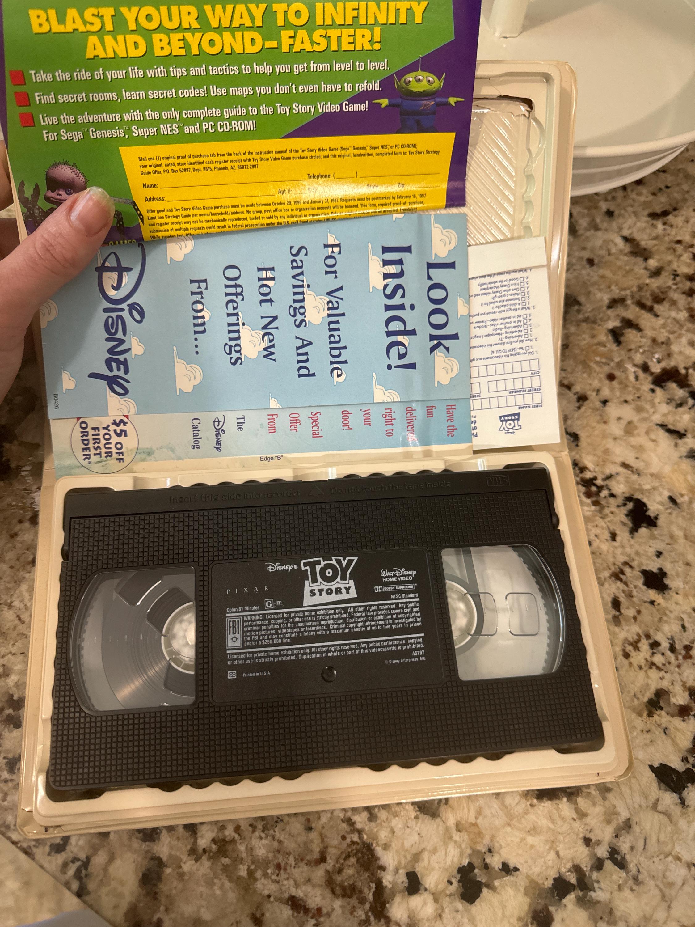Classic Original TOY STORY VHS Worth Tons!!! - Etsy UK
