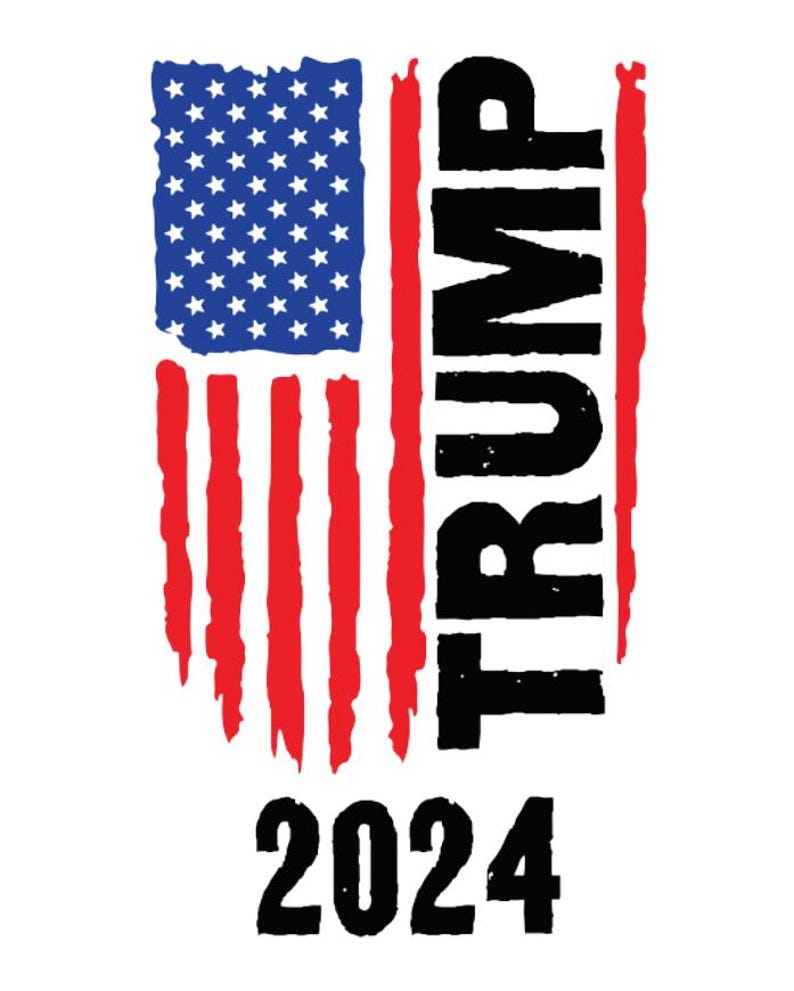 Election 2024 Trump 2024 Car Sticker Window Decal Windshield Sticker ...