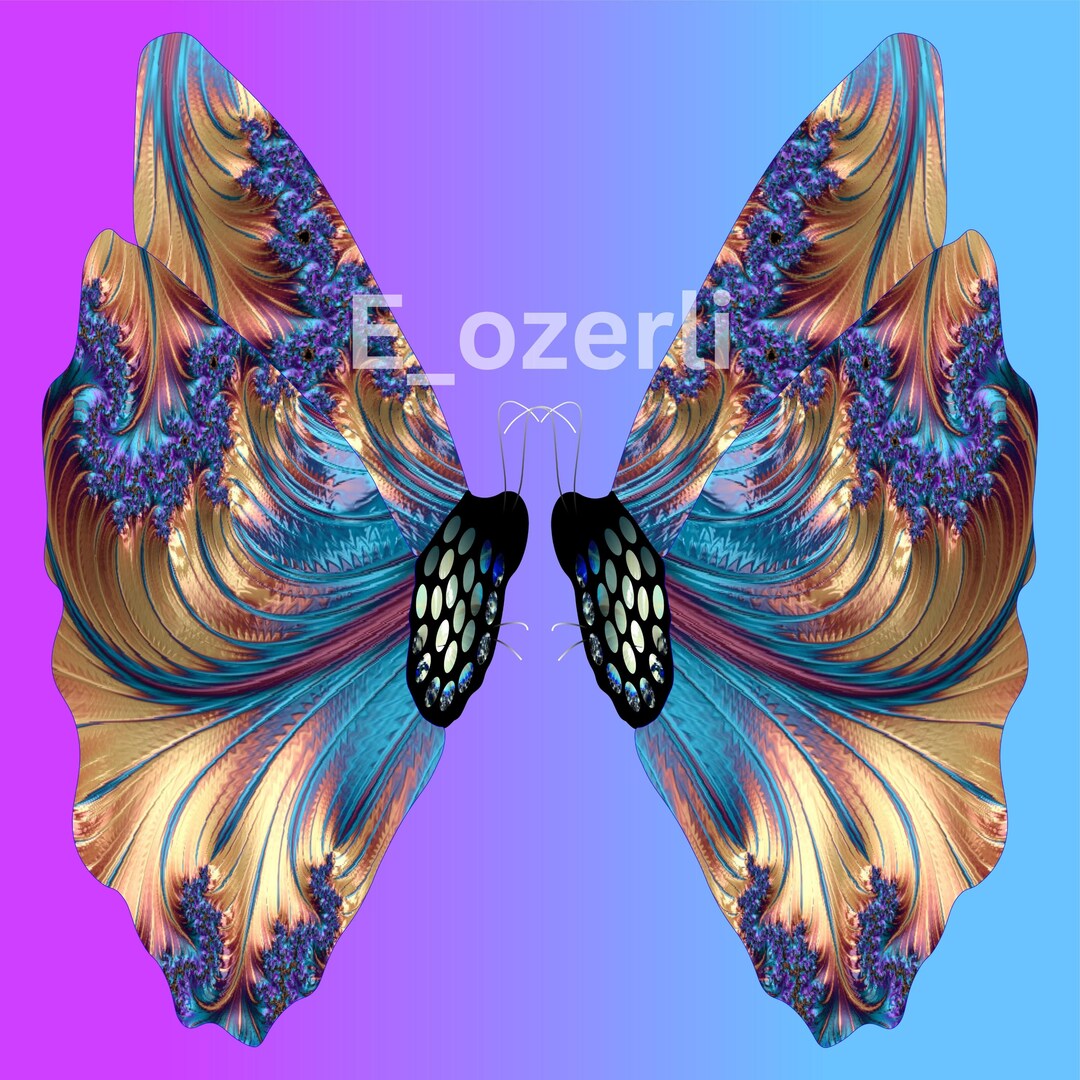 Butterfly Art digital Art - Etsy