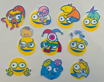 Holographic Babygirl Pim Smiling Friends Sticker - Etsy