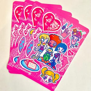 Girlsgogames Sticker Sheet - Etsy