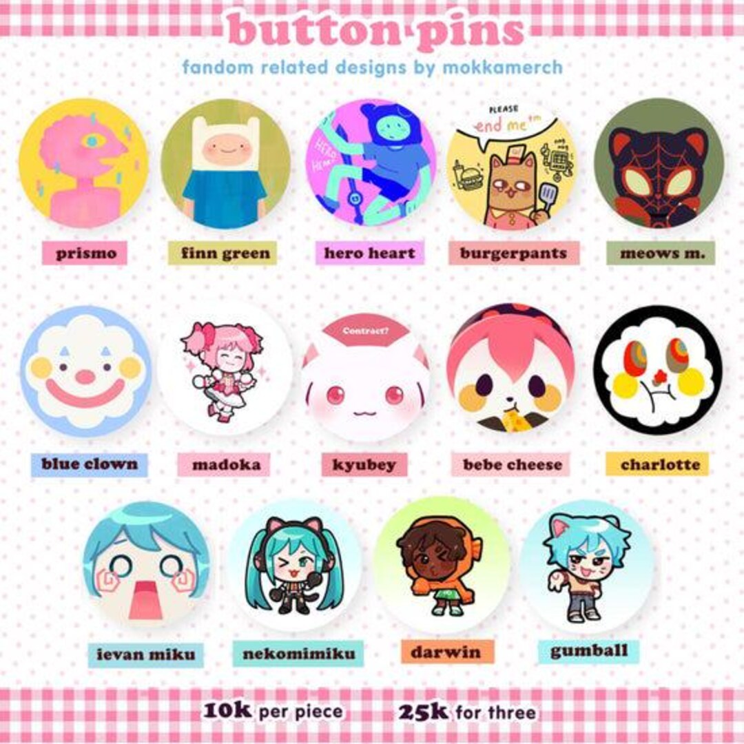 Assortment of 4.4” Button Pins! | Adventure Time, the Amazing World of ...