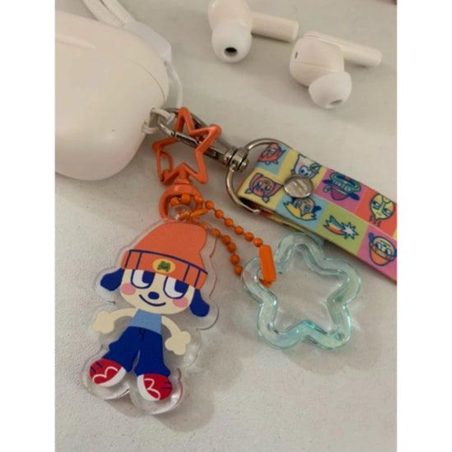 Parappa the Rapper Keychain and Lanyard, Gift Set Video Game Fan Gift ...
