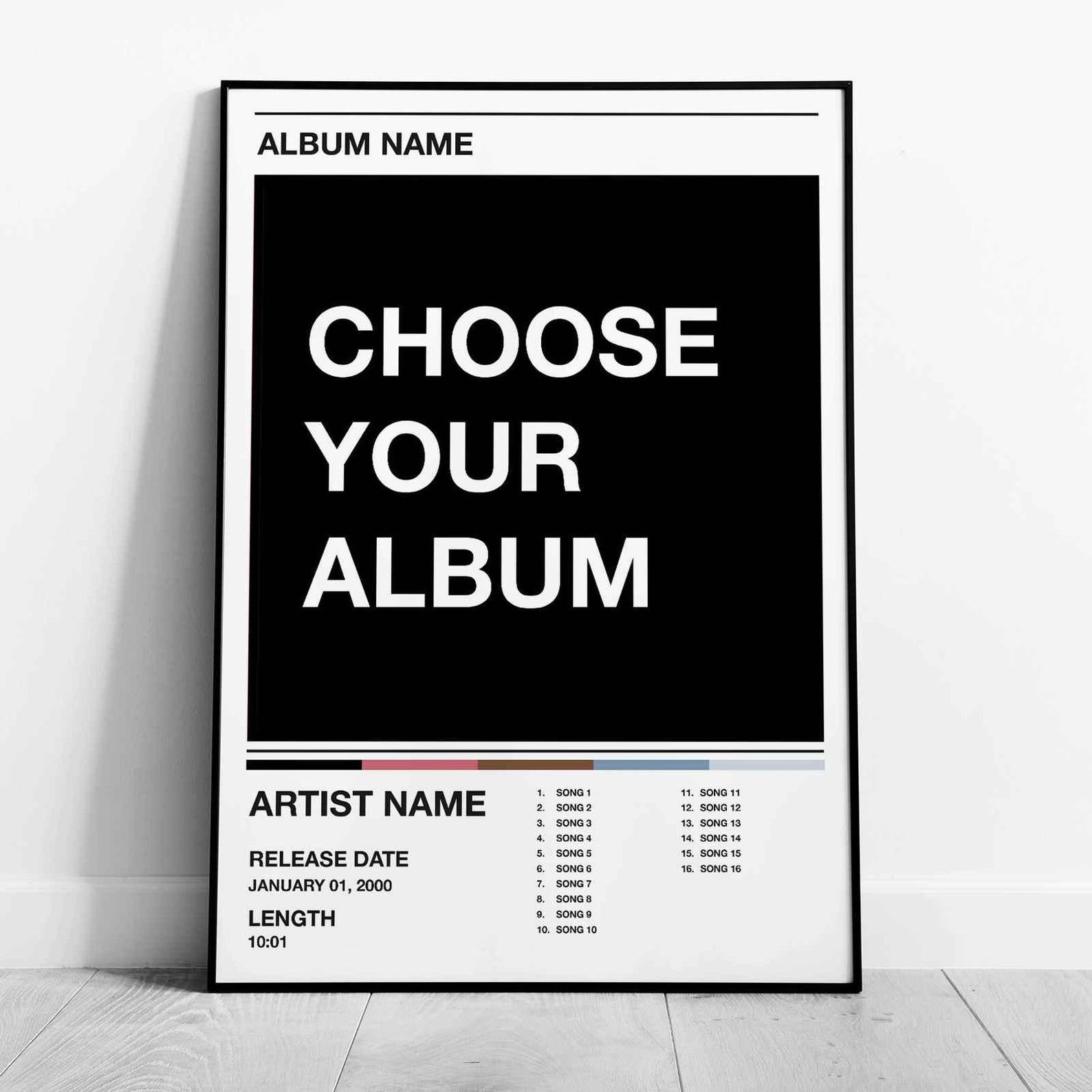 Custom Album Cover Print | Any Album | Framed Canvas Print | Album ...