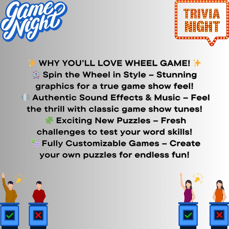 Editable Wheel Game | Ultimate Wheel Game | Interactive Game Night ...