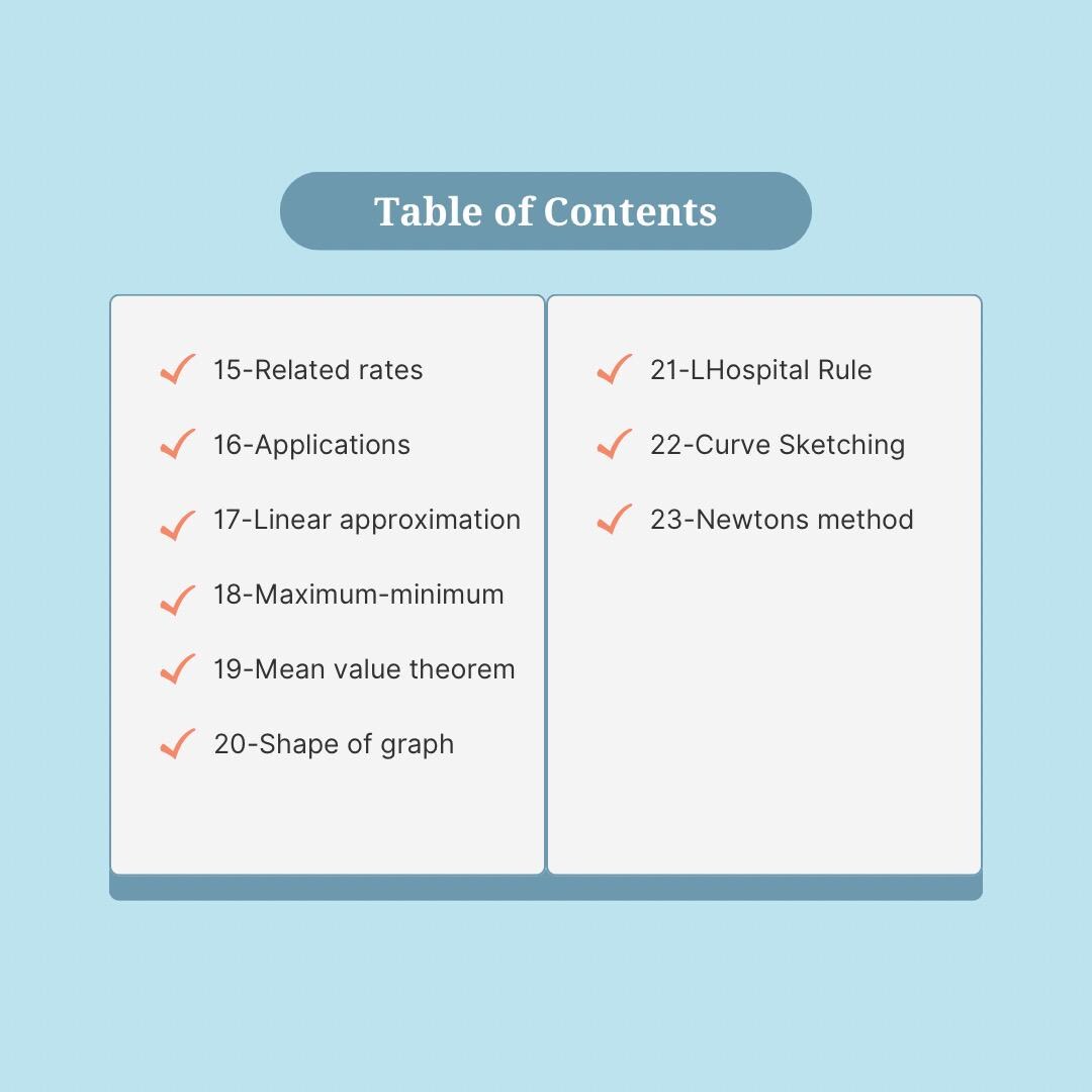 Calculus 1 Full Course | Calculus I | Study Notes | Calculus 1 Exam ...