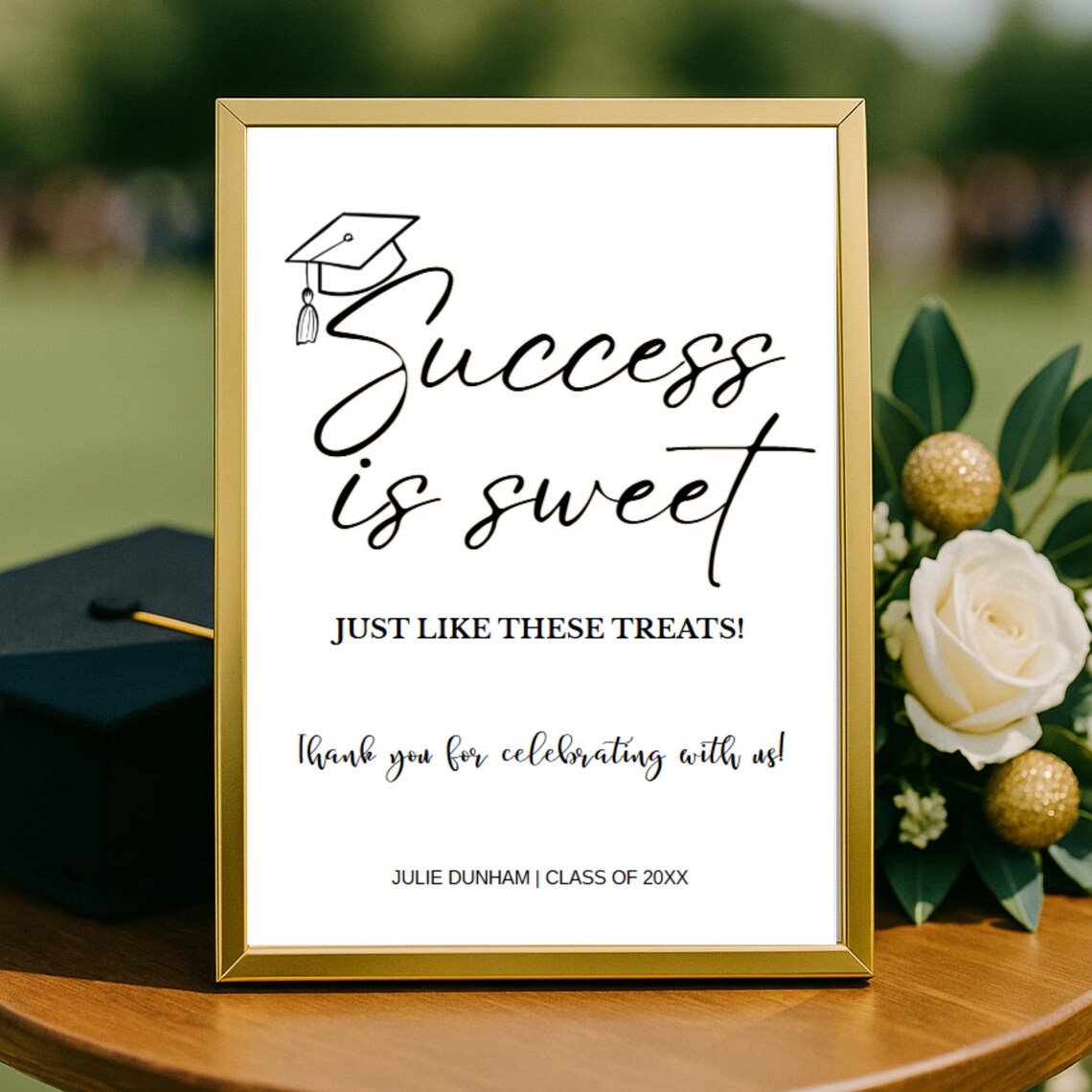 Graduation Dessert Table Sign | Graduation Party Decoration | Printable ...