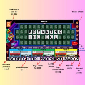 Editable Wheel Game | Ultimate Wheel Game | Interactive Game Night ...