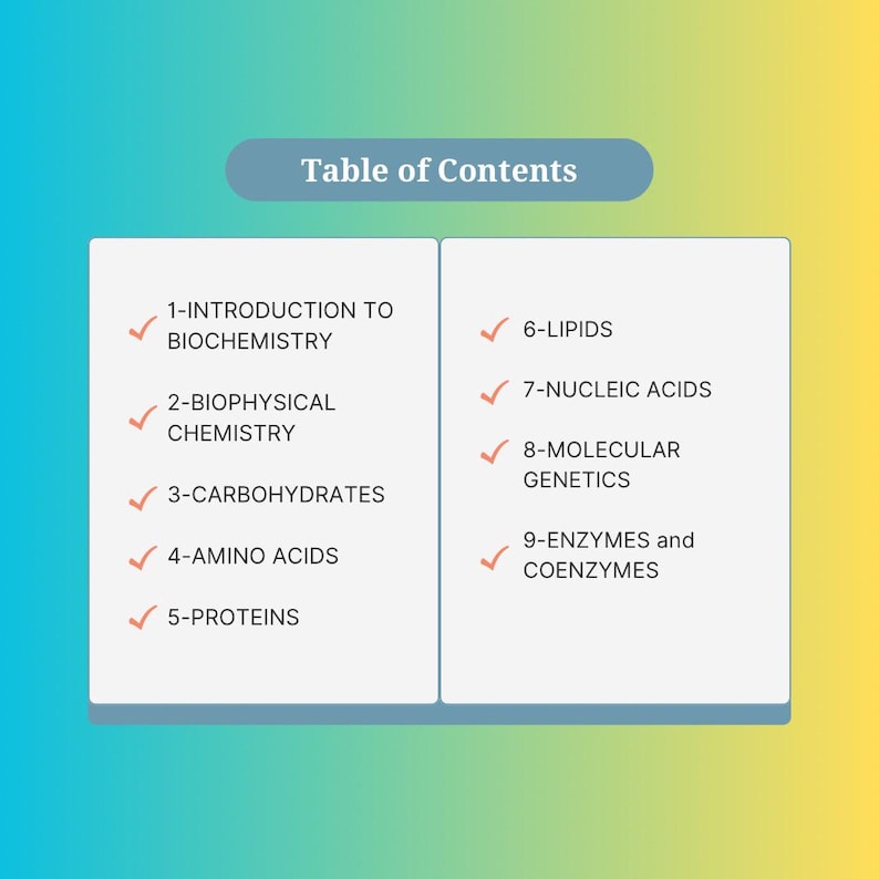 Biochemistry Notes | Biochemistry Full Course | Study Notes ...