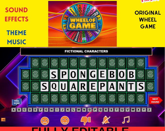 Editable Wheel Game | Ultimate Wheel Game | Interactive Game Night ...