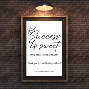 Graduation Dessert Table Sign | Graduation Party Decoration | Printable ...