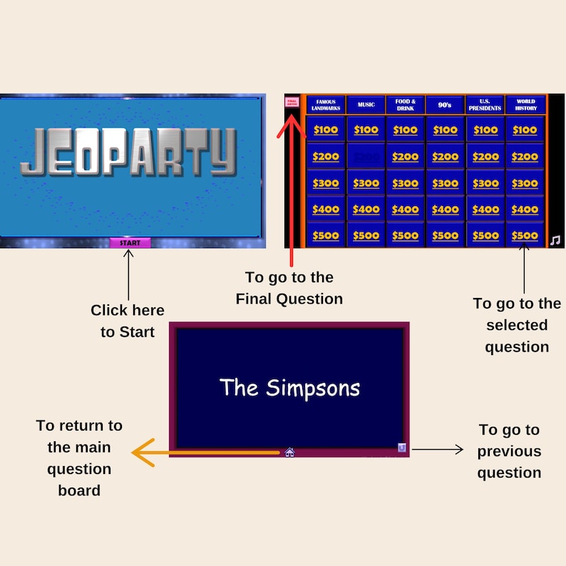 Editable Jeopardy Game | JEOPARODY Powerpoint Game | Interactive Game ...