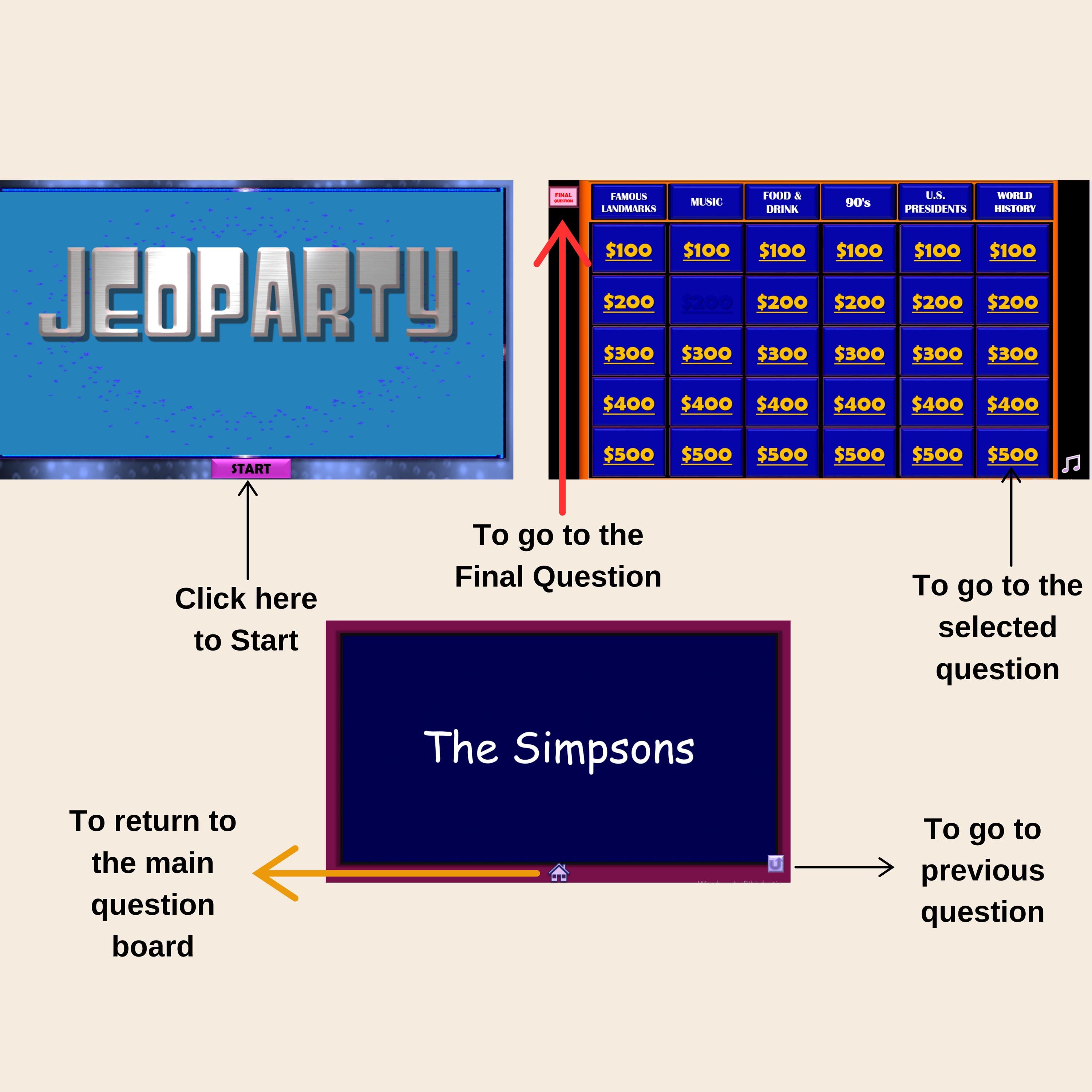 Editable Jeoparty Game | JEOPARTY Powerpoint Game | Interactive Game ...