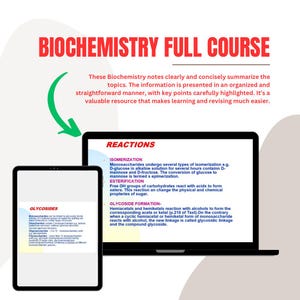 Biochemistry Notes | Biochemistry Full Course | Study Notes ...
