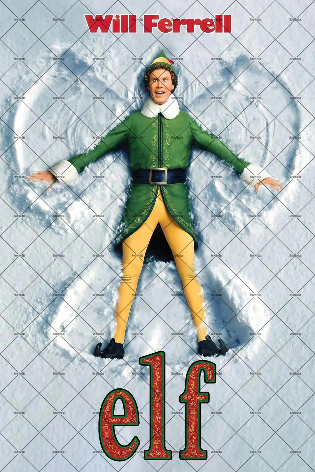 Elf - Watch Movies & TV Shows Poster - Digital Download Print ...