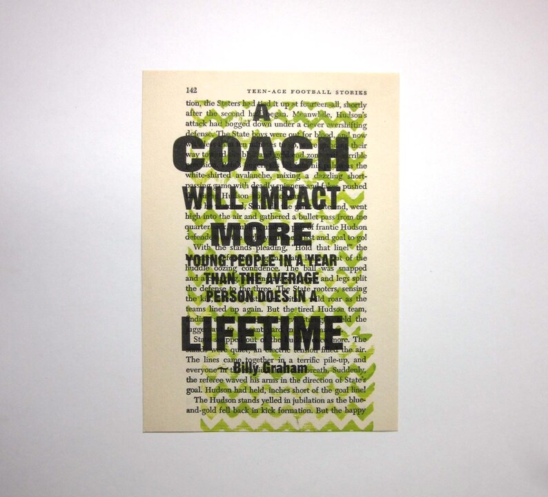 A Coach Will Impact, Coach Print, Coach Gift, Coach Impact, Coach ...