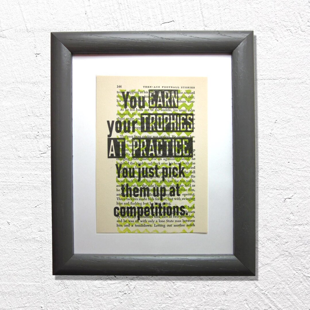 You Earn Your Trophies at Practice. You Just Pick Them up at - Etsy